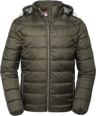 Russell Athletic Russell - Nano Steppjacke mit Kapuze f&uuml;r Herren ()