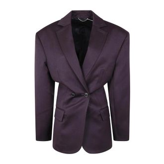 Magda Butrym Doppelreihiger- taillierter Blazer - - Jackets - Damen - Lila - S