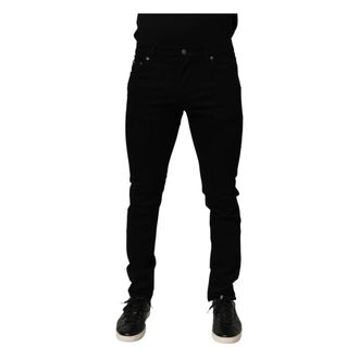Dolce & Gabbana Homme, Jeans, Noir, Taille: 5XL Jeans slim