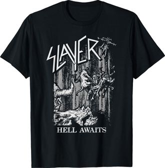 Slayer Monochrome Hell Awaits T-Shirt