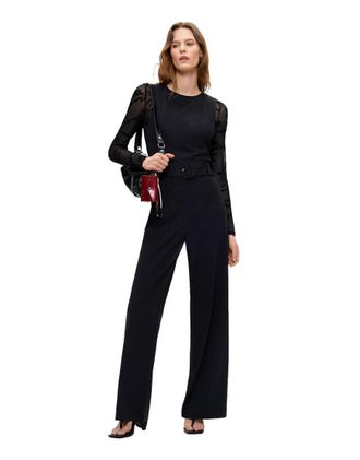 Desigual langer 2-in-1-Jumpsuit in Schwarz