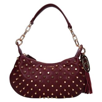 La Carrie Tasche mit Kunstleder-Nieten - - Bags - Damen - Rot - ONE SIZE