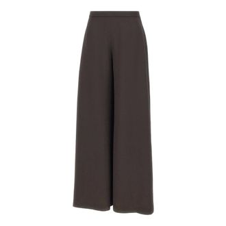 HUGO BOSS Femme, Pantalons, Noir, Taille: 44 FR Wide Pantalons