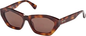 Max Mara Femme, Accessoires, Brun, Taille: 54 MM Kate Mm0169 52E