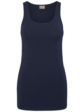 Vero Moda Damen Tank Top VMMaxi My Soft Long Basic Damentop 10185110 Black iris XL