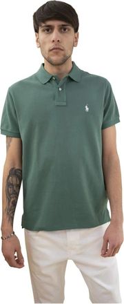 Ralph Lauren Homme, Tops, Vert, Taille: M Polo &agrave; manches courtes