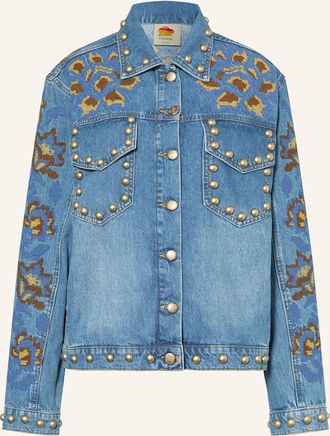 Farm Rio Farm Rio Jeansjacke Mit Nieten blau
