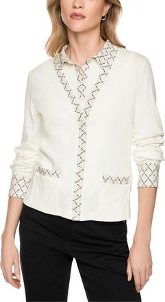 Marc Cain Kurzjacke Golden Hour Premium Damenmode mit Printdetails