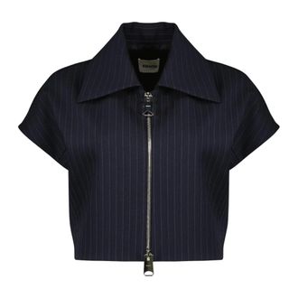 Khaite Femme, Blouses et Chemises, Bleu, Taille: 36 FR Robin Top