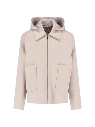 Fendi Wendejacke Aus Schurwolle