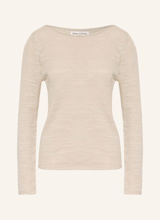 Marc O'Polo Marc Opolo Pullover Mit Leinen beige