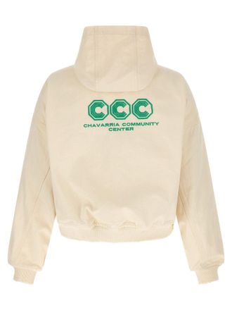 Willy Chavarria Hoodie - Cream