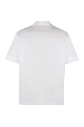 Roberto Collina Mens Short Sleeve Cotton Polo Shirt White T-shirts And Polos