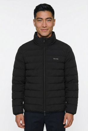 Calvin Klein Steppjacke Stehkragen, 2-Wege-Zipper, Regular Fit