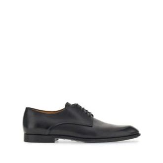 Ferragamo Homme, Chaussures, Noir, Taille: 40 1/2 EU Derbies en Cuir à Lacets