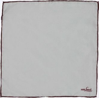 van Laack Einstecktuch aus Seide mit Kontrastrahmen