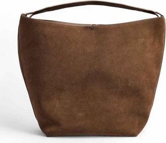 NA-KD weiche Tote-Bag aus Wildleder in Braun