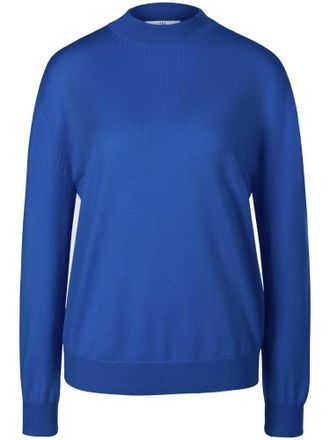 Peter Hahn Pullover aus 100% Schurwolle Biella Yarn Peter Hahn blau