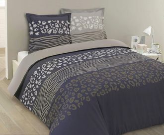 Vision Streetwear Vision - Wendebettwäsche Wild - Bettbezug 200 x 200 cm mit 2 Kissenbezügen für Doppelbett - 100 % Baumwolle - Ökotex zertifiziert