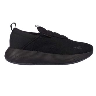Reebok Dmx Comfort Sneaker f&uuml;r Damen, Zum Anschl&uuml;pfen (Schwarz/Grau)