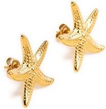 Au Printemps Paris Boucles doreille étoile