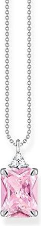Thomas Sabo Collier avec pendentif en argent sterling et oxyde de zirconium rose - KE2089-051-9-L45V, 45 cm, Argent, Pas de gemme