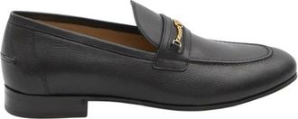 Valentino Garavani Homme, Chaussures, Noir, Taille: 44 EU Mocassins VLogo Chain