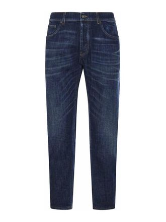 Dondup Jean Droit - Bleu