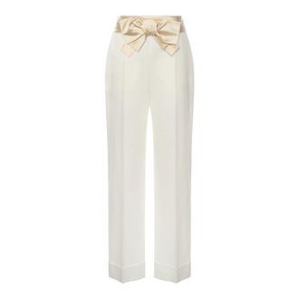 Valentino Garavani Weite Hose - - Trousers - Damen - Wei&szlig; - M