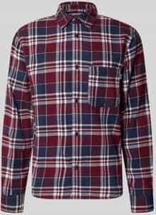 Review Regular Fit Freizeithemd aus Flanell mit Kentkragen