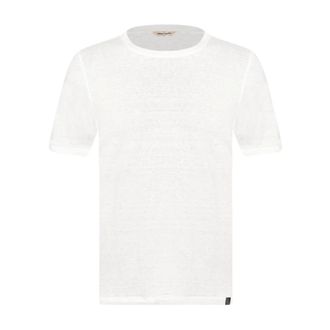Gran Sasso Homme, Tops, Blanc, Taille: XL T-shirt &agrave; col rond