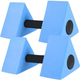 Pretyzoom 2 Stück Wasserhanteln aus langlebigem EVA für Poolübungen Erwachsene hohe Wasserresistenz für Wassertraining Krafttraining und gelenkschonendes Workou