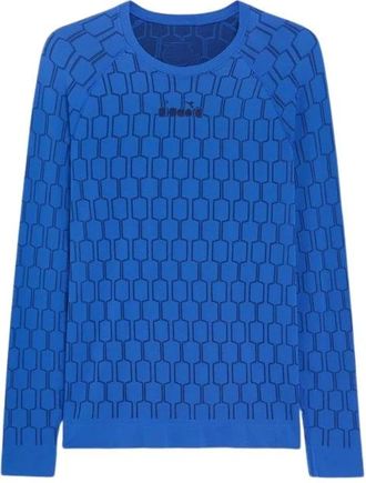 Diadora Homme, Pulls, Bleu, Taille: L Tricot Ras du Cou