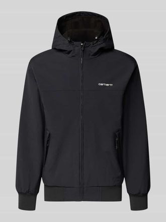 Carhartt Work in Progress Funktionsjacke mit Logo-Stitching und Kapuze