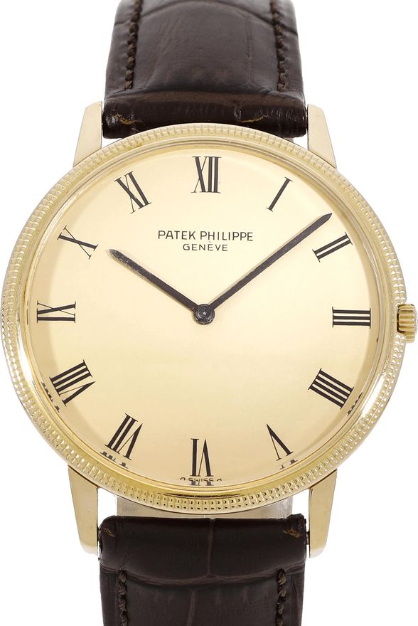 Uhr - Calatrava - Gr. unisize - in Gold - f&uuml;r Damen