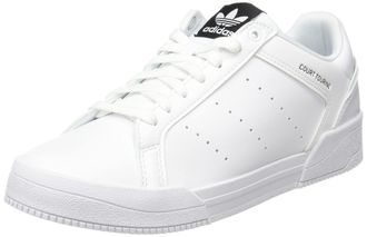 adidas Herren Court Tourino Sneaker, Cloud White/Cloud White/Core Black, 37 1/3 EU