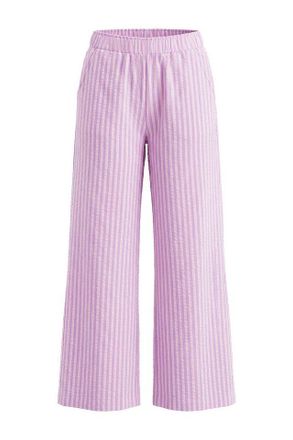 STUDIO UNTOLD Schlupfhose Hose wide Legs Seersucker Streifen