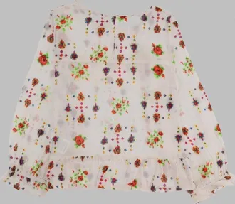Bellerose Multicolour Patterned Cotton Blouse - Multicolor