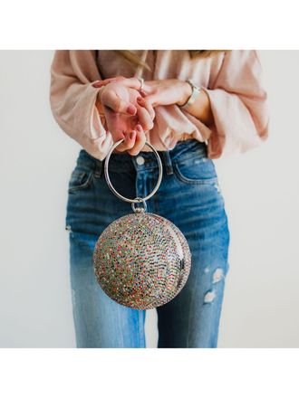 Julie Julsen Handbag Metall mit Zirkonia multi farben