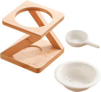 Artibetter Aromatischer Teelichthalter aus Duftlampe und Wachsschmelzer f&uuml;r Schlafzimmer Wohnzimmer Yoga Dekorativer Aromaofen mit Modernem Design Langlebig und 