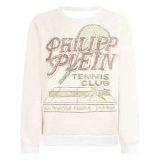Philipp Plein Damen, Sweatshirts & Hoodies, Beige, XSGr&ouml;&szlig;e
