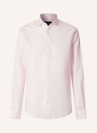 Hackett Freizeithemd Ess Linen Bengal pink