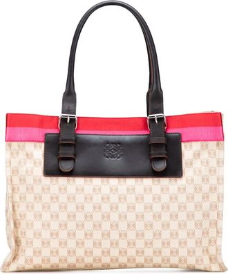 Loewe Shopper - Anagram Canvas Tote - Gr. unisize - in Braun - f&uuml;r Damen