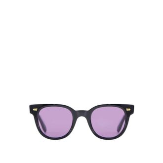 Cutler and Gross Vintage Runde Sonnenbrille Schwarz Lila - - Accessories - Herren - Lila - 49 MM