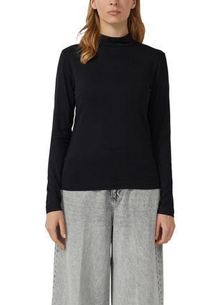 s.Oliver Slim Fit Jerseyshirt mit Stehkragen