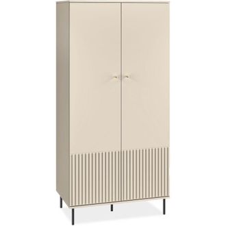 Konsimo Droma Kleiderschrank, creme - Konsimo