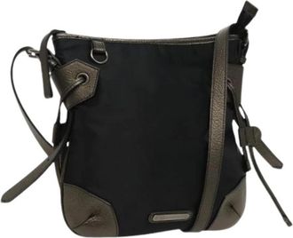 Burberry unisex, Pre-owned, Noir, Taille: ONE Size Sac à bandoulière en nylon Pre-owned