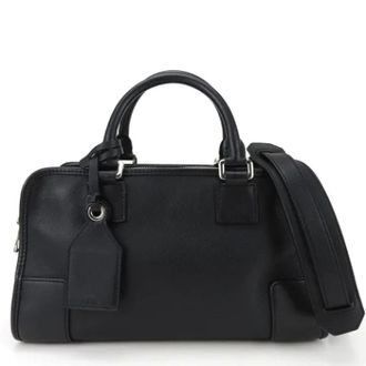 Loewe Pre-owned Cuir sacs-main - Femme - Pre-owned - Noir - Taille: ONE Size