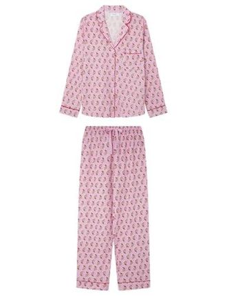 Women'secret Pijama Largo Pink Hindu Pyjama, Rose, S Femme