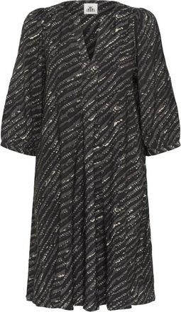 Karen by Simonsen Femme, Robes, Gris, Taille: 46 FR Davina Print Midi Dress